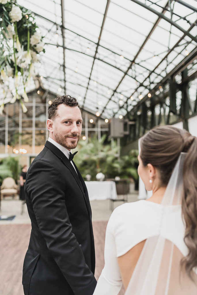 winter planterra conservatory wedding in west bloomfield by kari dawson